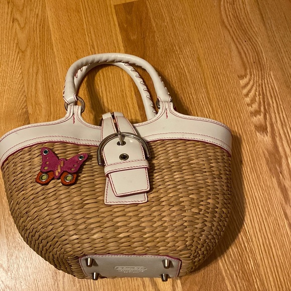 Coach | Bags | Couch Straw Small Tote | Poshmark
